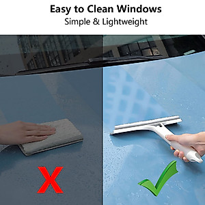 3 in 1 Window Cleaning Tool, 2023 New Double Sided Water Spray Squeegee, Household Window Cleaning Tool Quick Cleaning, All-Purpose Squeegee with Spray for Car Indoor Outdoor High Windows (3PC)