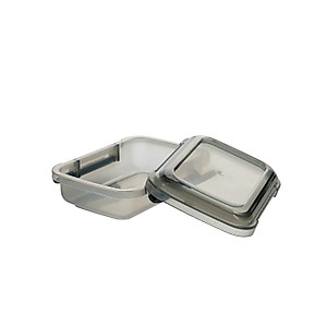 alsoco Set of 6 Lock-Top Snack Containers with Lids Great for Storing small items, deck of cards, crayons,