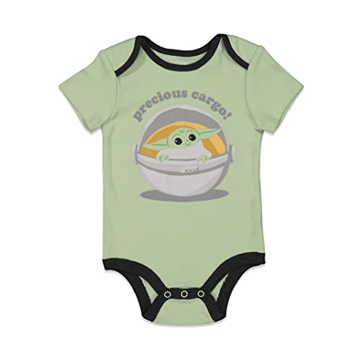 STAR WARS The Mandalorian The Child Baby Boys 4 Piece Layette Set: Bodysuit T-Shirt Pants Mix N' Match 12 Months