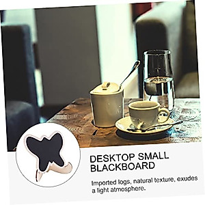Wedding Decor Display Blackboard s Wedding Decoration Desk Topper Display Chalkboards Mini Blackboard Message Blackboard Wooden Chalkboards Blackboard Decoration Ornaments 10 Pcs