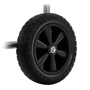 VEVOR Hose Reel Cart, Hold Up to 300 ft of 5/8’’ Hose, Garden Water Hose Carts Mobile Tools with 4 Wheels, Heavy Duty Powder-Coated Steel Outdoor Planting with Storage Basket, for Garden, Yard, Lawn