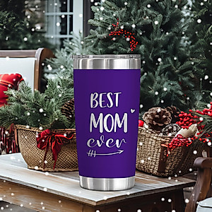 TEEZWONDER Gifts For Mom From Daughter Son - Mothers Day, Christmas, Valentines Day, Birthday Gifts For Mom, Mother Gifts, Mom Gifts Idea, First Mom, New Mom Gifts - Mom 20 Oz Laser Engraved Tumbler