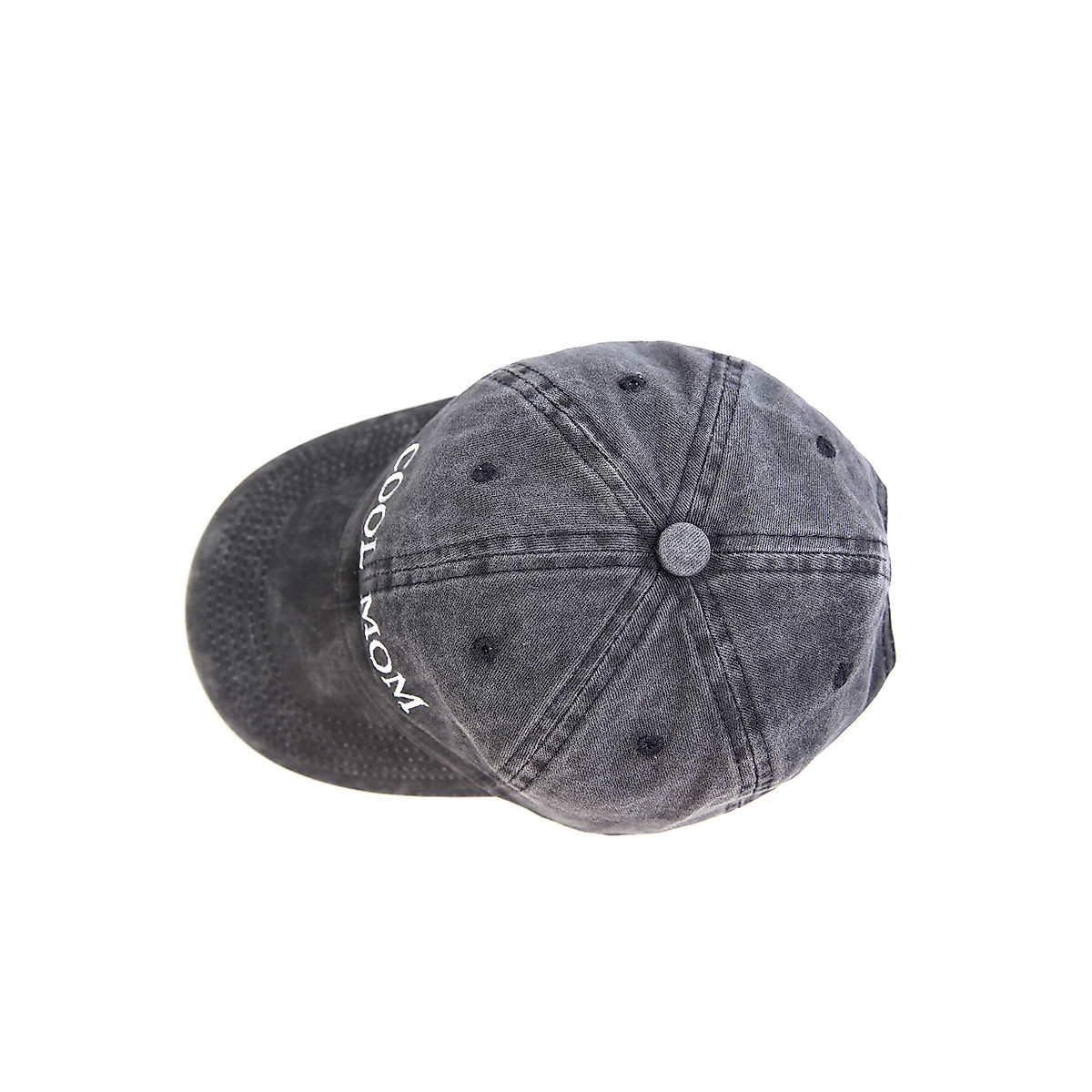 Cool Mom Hat, Gift for Mothers Day Brithday Christmas Mama Hats for Women, Embroidery Distressed Mom Hat Baseball Caps Black