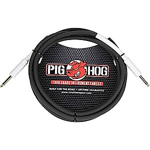 Pig Hog PH3 High Performance 8mm 1/4" Guitar Instrument Cable, 3 Feet