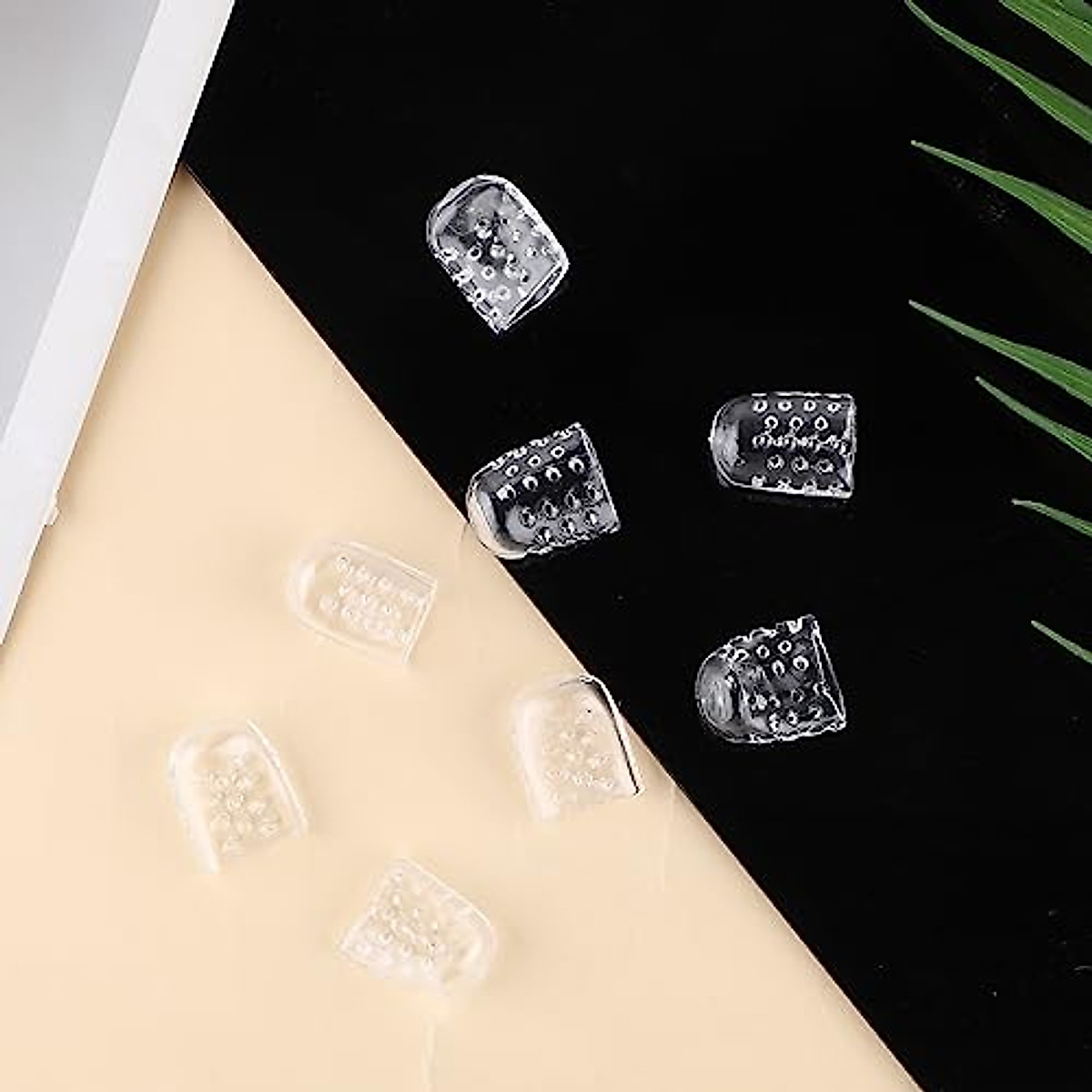 30pcs Silicone Anti-Friction Toe Protector, Breathable Toe Protectors Clear Toe Covers Silicone Toe Guards Soft Toe Sleeves for Women Men