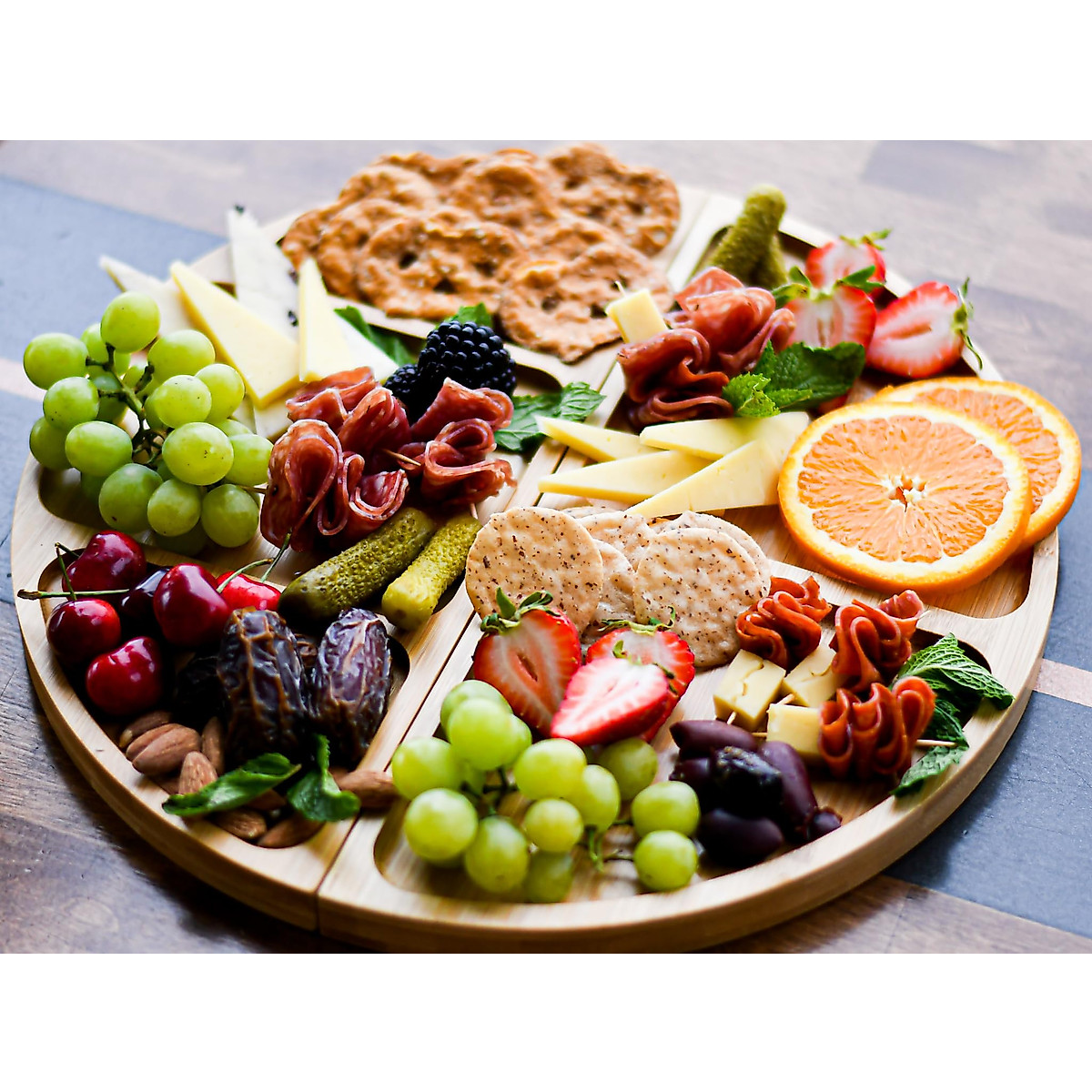 Generic 3 Piece Magnetic Charcuterie Boards Gift Set: Charcuterie Board Set, Bamboo Cheese Board Set for Mom | House Warming Gifts New Home | Wedding Gifts for Couple, Bridal Shower Gift