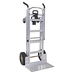 3-in-1 Convertible Truck, 1000lb Capacity, 20-1/2w x 21-1/4d x 47-4/5h, Aluminum