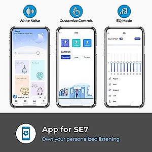 phonicgrid SE7 Hybrid Active Noise Cancelling Headphones Wireless Bluetooth Headphones Noise canceling Wireless Headphones Over Ear, ENC Calls, Deep Bass, Bluetooth 5.2, 30H for Enjoy, Jet Black