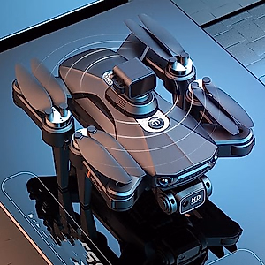 Foldable Drone RC Quadcopter with 8K Dual Camera, 5G WiFi Transmission, Obstacle Avoidance, Optical Positioning, Hover, Black