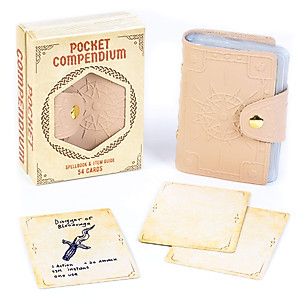 Stratagem Pocket Compendium Spellbook Holder| 26 Pages per Book & 54 Playing Cards| Tabletop RPG Fantasy Game|Tome of Glory