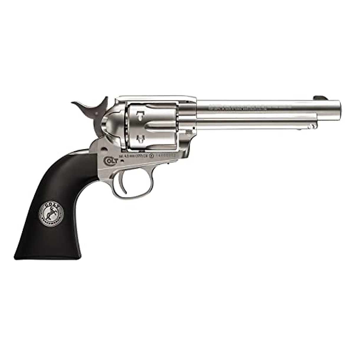 Umarex Colt Peacemaker Revolver Single Action Army Six-Shooter .177 Caliber Air Pistol, Pellet Gun, Black