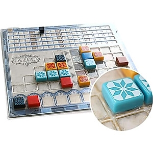 Azul Crystal Mosaic Board Game EXPANSION | Strategy Game | Tile Placement Game | Family Board Game for Adults and Kids | Ages 8+ | 2-4 Players | Avg. Playtime 30-45 Minutes | Made by Next Move Games
