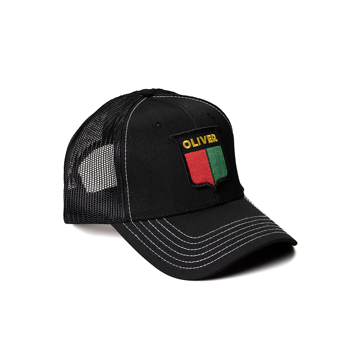 Oliver Tractor Cap with Mesh Back, Vintage Split Shield Logo