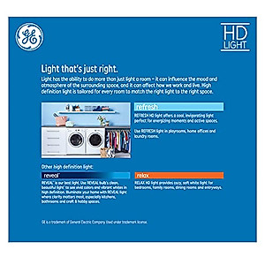 GE Refresh 6-Pack 65 W Equivalent Dimmable Daylight Br30 LED Light Fixture Light Bulb 22 Year Life