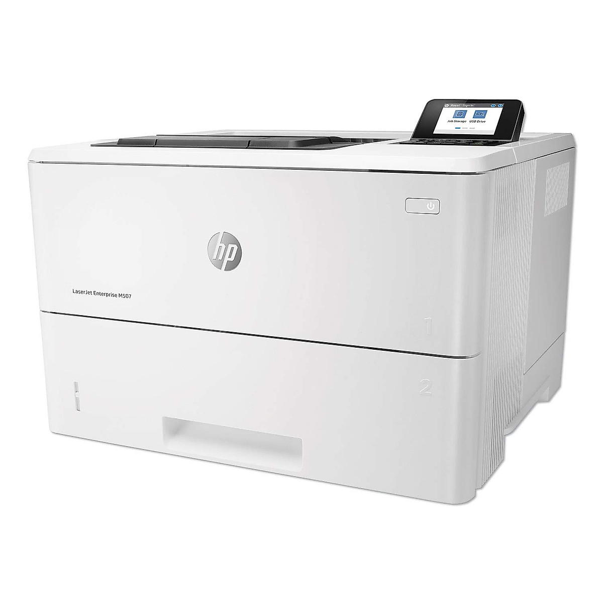 HP LaserJet Enterprise M507n Monochrome Printer with built-in Ethernet (1PV86A), White