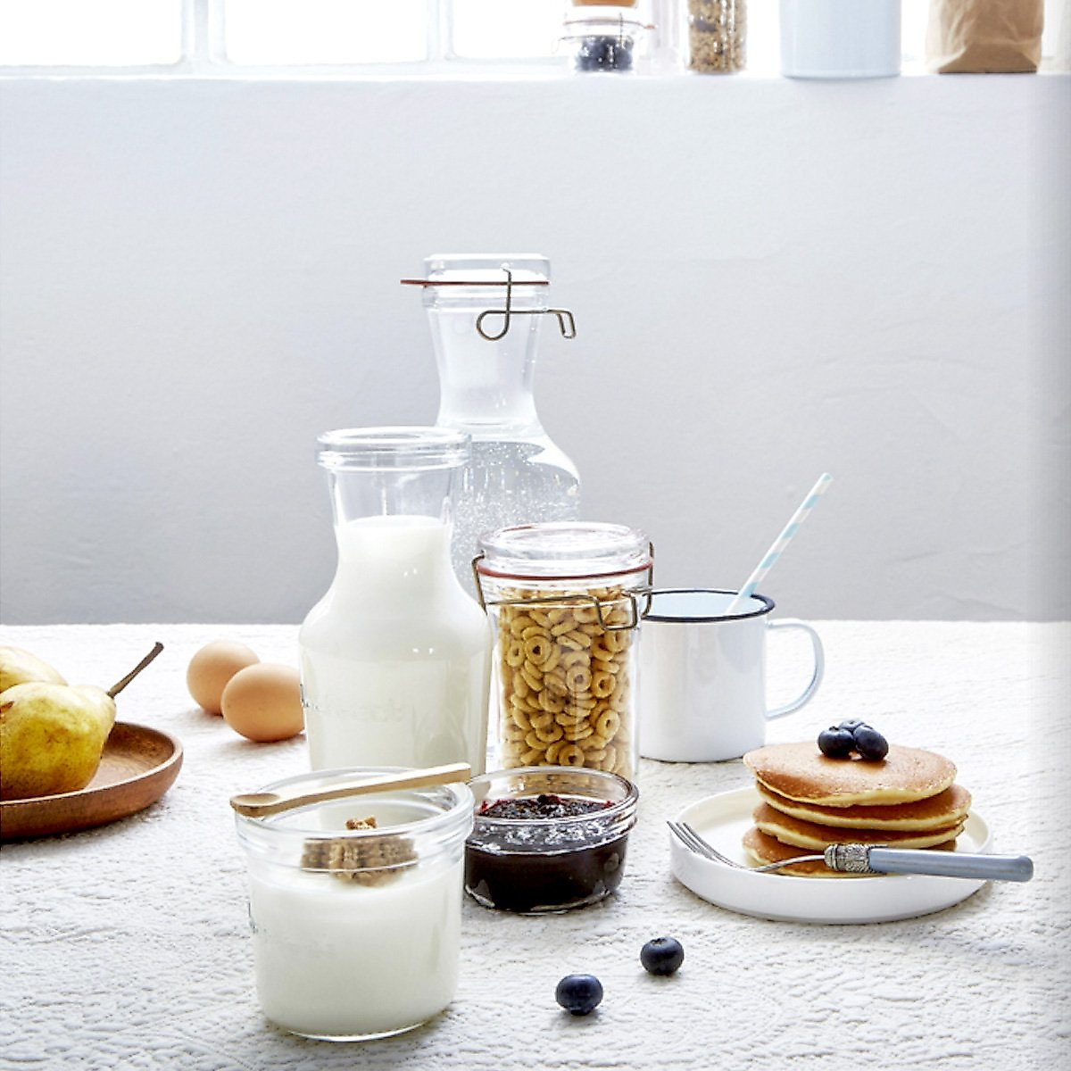 Bruno Evrard Bormioli Luig Rock Eat Carafe 1000ml 11965/01 Italy ABL6603