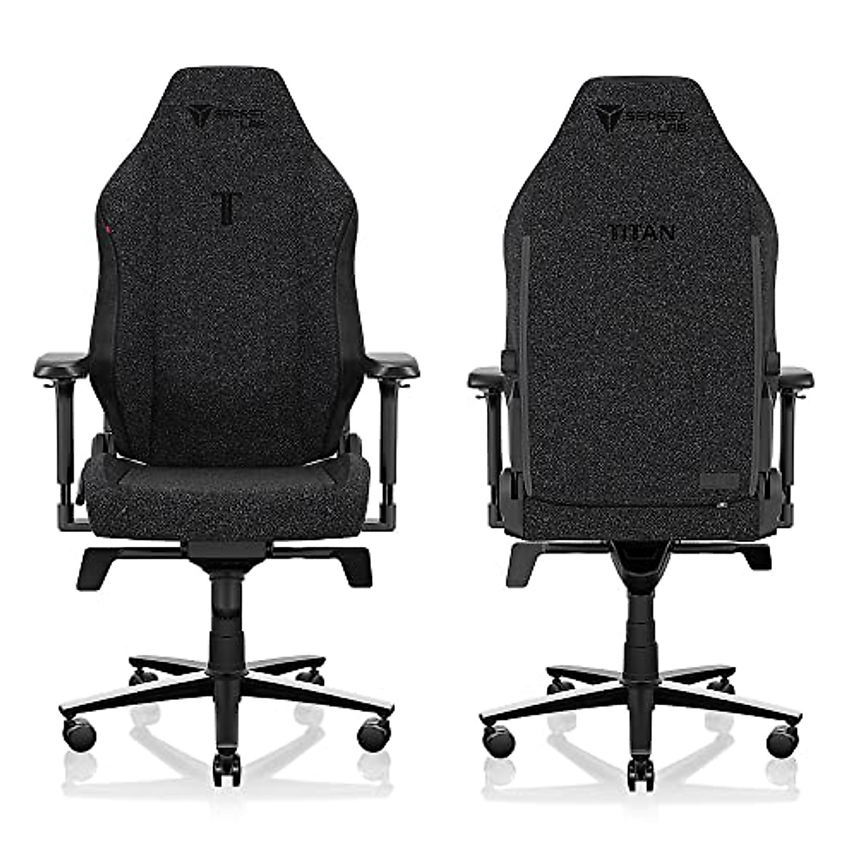 Secretlab Titan Evo 2022 Black3 Gaming Chair - Reclining, Ergonomic & Heavy Duty Computer Chair with 4D Armrests, Magnetic Head Pillow & Lumbar Support - Big and Tall Up to 395 lbs - Black - Fabric