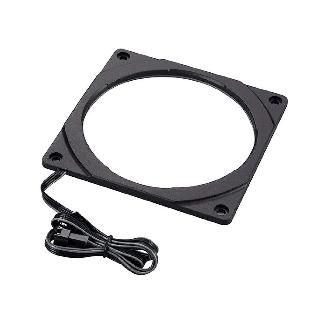 Phanteks PH-FF120RGBP_BK01 Halos RGB Fan Frame High density LEDs RGB 120mm fan mounting ,Black