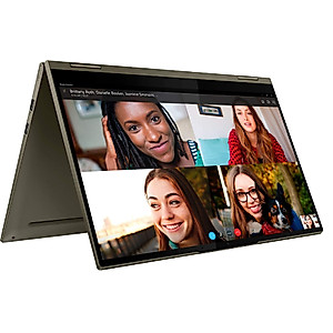 Lenovo Yoga 7i Laptop with 15.6" FHD 500 nits Touchscreen, 11th Gen Intel i7-1165G7, 1TB SSD, 16GB DDR4, HDR 400, Wi-Fi 6, BT 5.0, and Windows 10 Pro