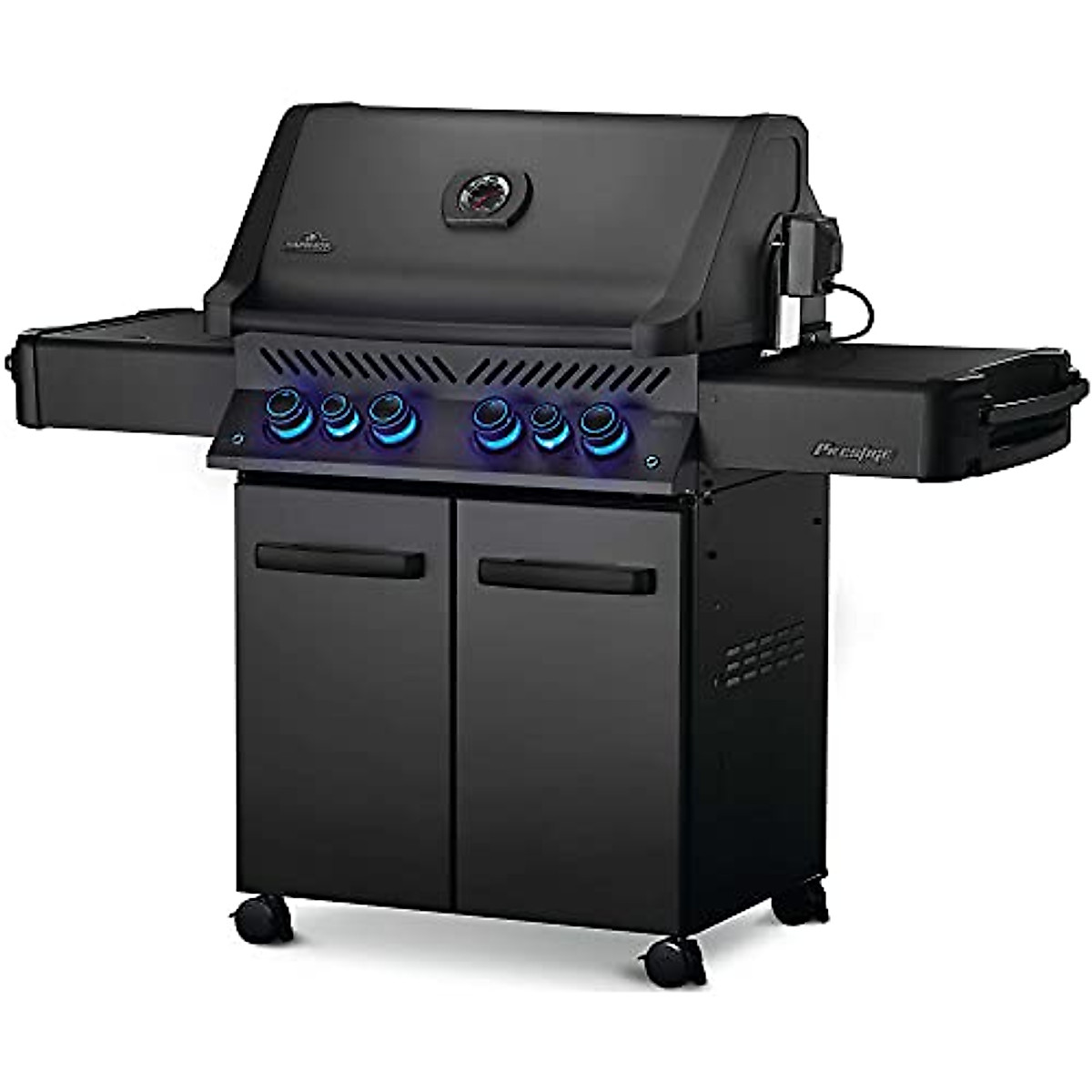 Napoleon PHANTOM Prestige 500 BBQ Grill, Matte Black, Natural Gas - P500RSIBNMK-3-PHM Premium Barbecue Gas Cart