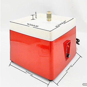 Portable Stained Glass Grinder Machine,110V 65W Glass Diamond Ceramics Art DIY Bench Grinder Tool Machine with 5PCS Grinder Bits