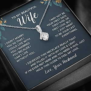 Wife Necklace Gifts from Husband, Wedding Anniversary Romantic Gifts for Wife SO-4291487 0