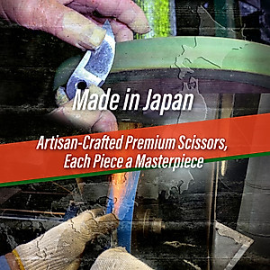 SUIZAN Japanese Trimming Scissors 6” Professional Garden Plant Flower Shears for Gardening Tools