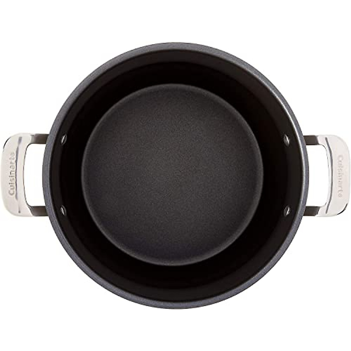 Cuisinart 12-Quart Stockpot, Hard Anodized Contour Stainless Steel w/Cover, 6466-26