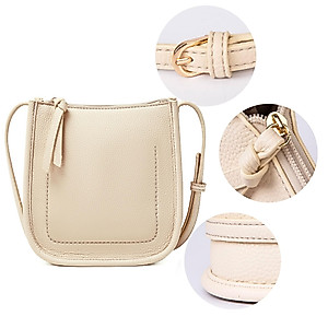 Montana West Small Crossbody Shoulder Bag for Women Classic Satchel Handbags Lightweight Small Bucket Purse,MWC-077BBG