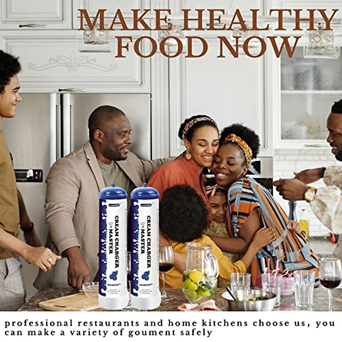 GreatWhip Whipped Cream Charger 580g Blueberry Whipped Cream Chargers 0.95 Liter Nitrous Tank (3 Cylinders)