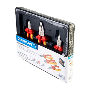 Silverline VDE Expert Pliers Set 3pce (282501)