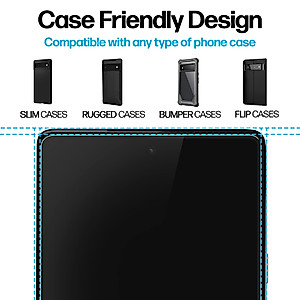 Power Theory Screen Protector for Google Pixel 6 [2 Pack] with Easy Install Kit [Premium Tempered Glass for Pixel6]