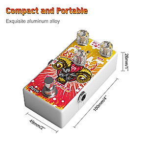 AZOR Chorus Guitar Effect Pedal Classic Goat Chorus Effects Pedal for Electric Guitar AP511