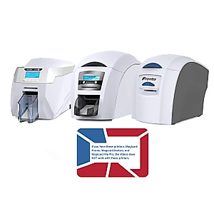 Bodno 2 x Magicard 600 Printer MB300YMCKO Color Ribbon - YMCKO - 300 Prints Software Demo Card