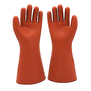 ShuangAn Electrical Insulated Rubber Gloves Electrician 12KV High Voltage Safety Protective Work Gloves Insulating for Lineman Man Woman