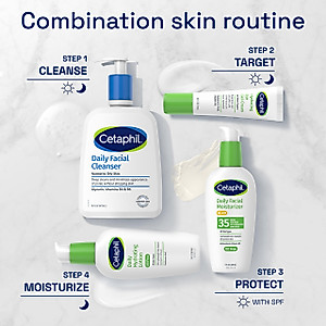 Cetaphil Face Wash, Travel Size Toiletries, Daily Facial Cleanser for Sensitive, Combination to Oily Skin, 2 oz 12 Pack, Gentle Foaming, Soap Free, Hypoallergenic