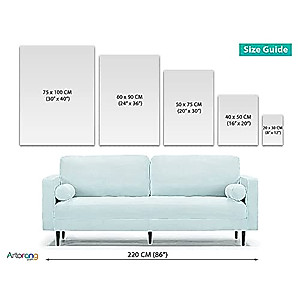 Love is blind wall art with Persian calligraphy wall art canvas prints for Persian home decoration 20x30 CM (8"x12")