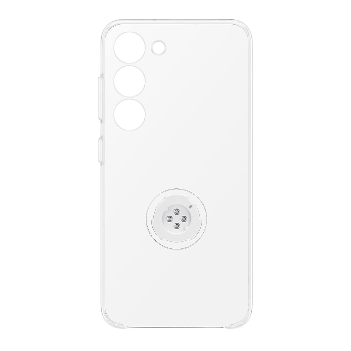 SAMSUNG Galaxy S23 Clear Gadget Phone Case, Protective Cover w/Grip, Kickstand, Premium Clarity, Detachable Mount for Accessories, US Version, EF-XS911CTEGUS, Transparent