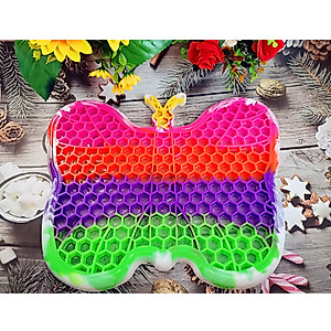 Butterfly Gel Seat Small Cushion for Kid,Thick Seat Cushion for Classroom Chair, Wheelchair Cushion, Car Cushion, Home Study Chair