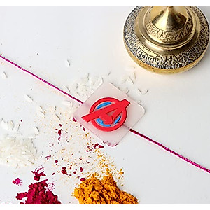 CHERKRAFT Rakhi for Small Brother Cartoon/Superhero Rakhi for Small Bhai Bro Rakhi Thread - CK069 (Design 2)