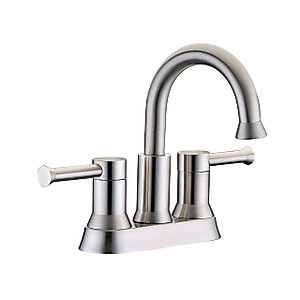 Dowell Two Handle Lavatory Faucet,Brushed Nickel(8001 002 02)
