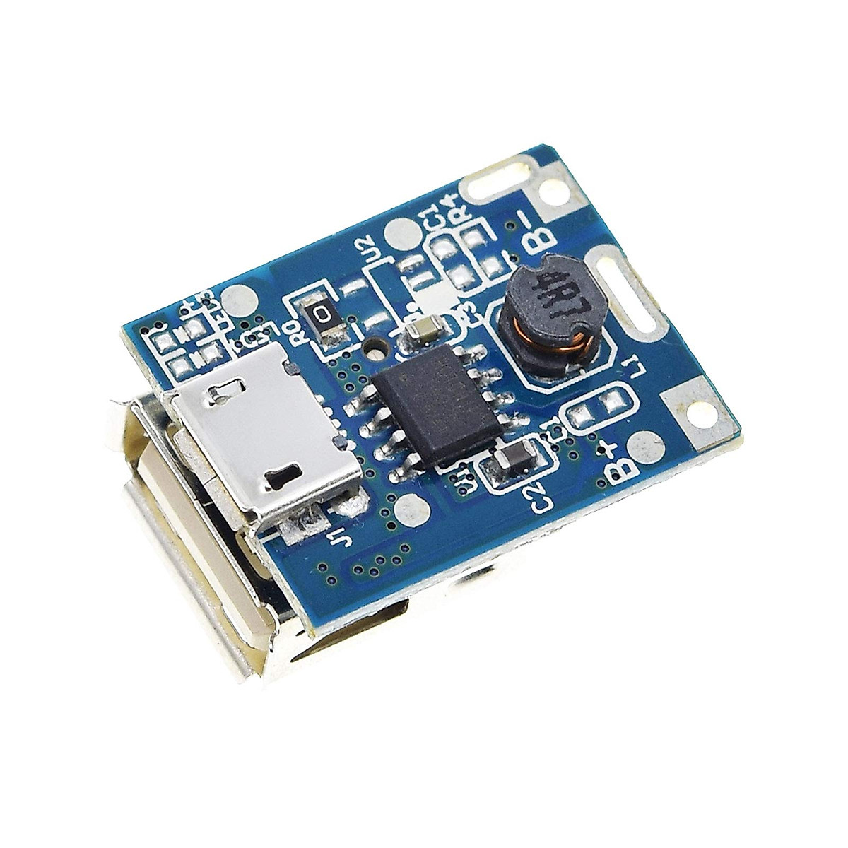 ALAMSCN 12PCS 5V 1A Boost Step Up Power Supply Module Lithium Battery Li-ion Charging Protection Board 134N3P DIY Charger LED Display USB and Micro Port