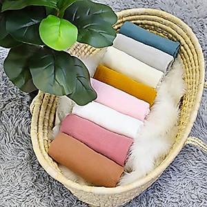 Muslin Baby Lounger Cover, Baby Padded Lounger Cover, Infant Floor Seat Cover, Organic Cotton Removable Slipcover Fits Newborn Lounger for Boys and Girls, Blue and Brown