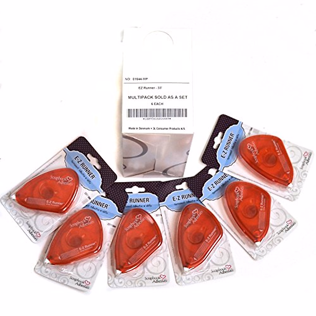 Scrapbook Adhesives E-Z Runner Permanent Adhesive Dispenser, 33 Feet-Set of 6 - 01644-MP