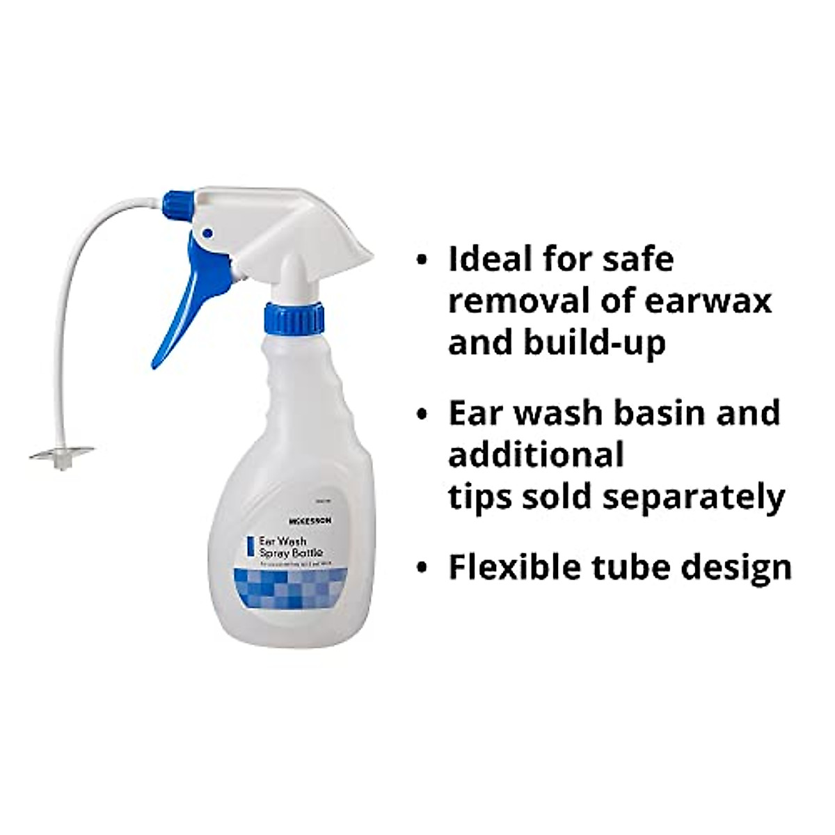 McKesson Ear Wash Spray Bottle, Wax Removal, Disposable Tip, 1 Count, 1 Pack