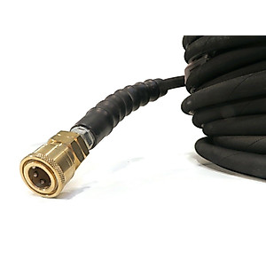 The ROP Shop | 50' Black Kobrajet Hose with Quick Disconnects for MTM Hydro 30.0169, 30.0049 QC