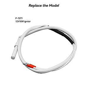 QLZOZB Ceramic Hot Rod Igniter 12V 80W Fit for Green Mountain Grills Jim Bowie Daniel Boone Prime, Replace P-1271 P12V-1028