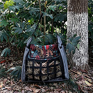 Horse Hay Bag, Oxford Cloth Slow Feed Horse Feeding Bag Large Capacity Horse Feeder Tote Bag for Horse Sheep Cow
