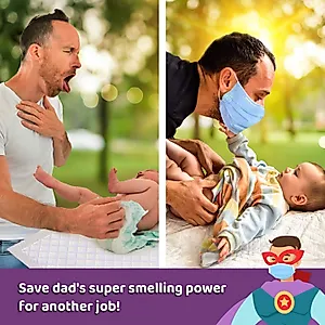 Disposable Diaper Changing Kit to Go | Contains 3 Individual Packs | Perfect for Travel | Portable Baby Changing Essentials Must Haves (4)