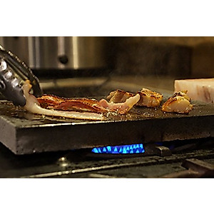 Vital VGL1000-01 Volcano Stone Cooking Tile, 8" x 12"